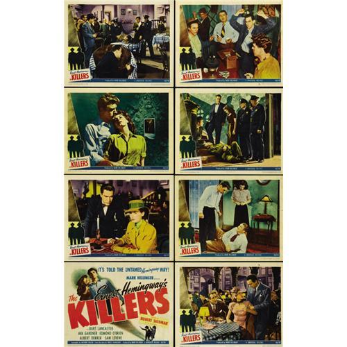 The Killers (Universal, 1946). Lobby Card Set of 8 (11"