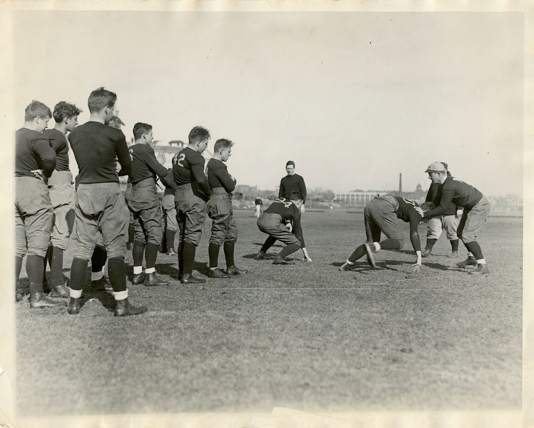 Antique / Vintage Photo Football Harvard 1929