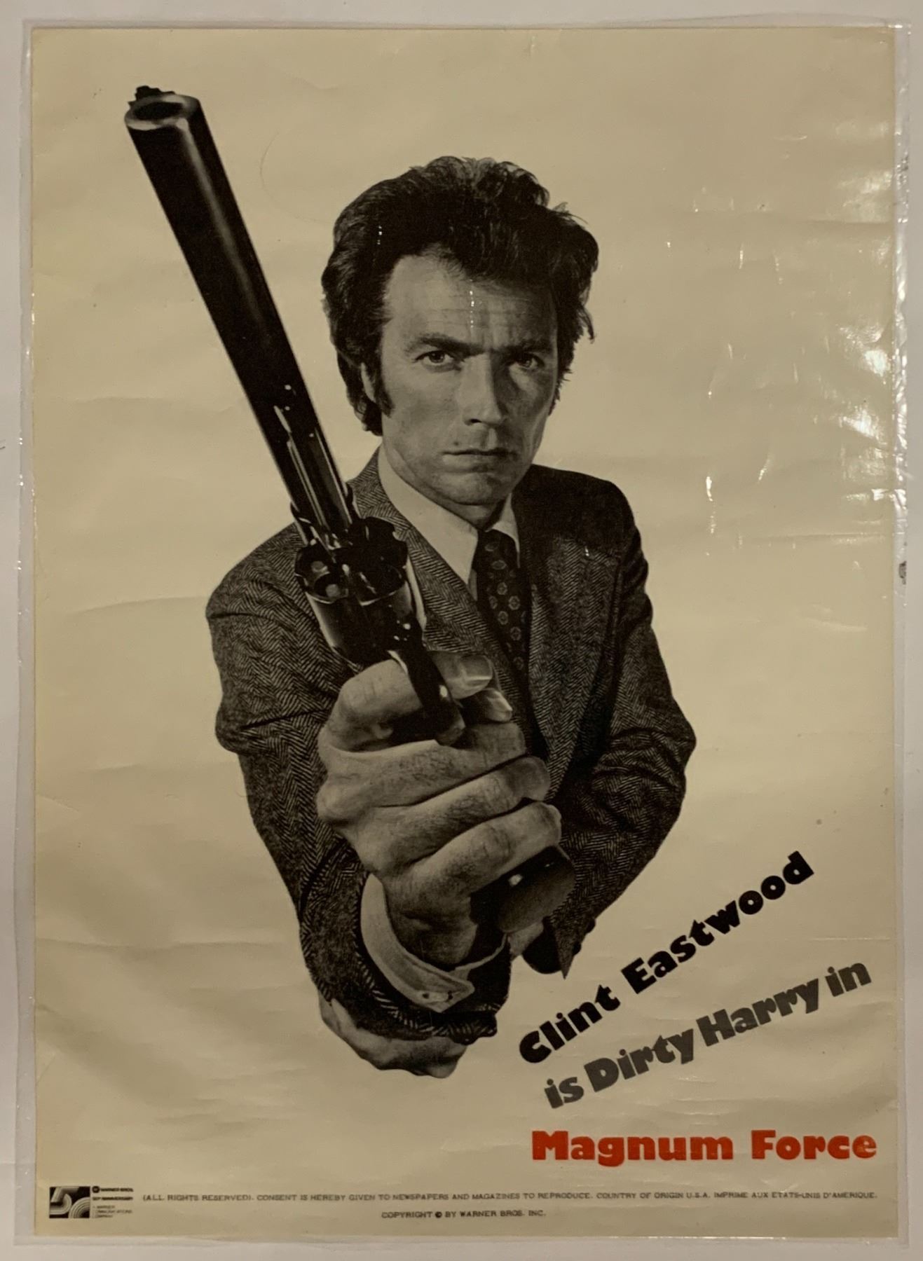 Magnum Force Poster Special Poster Anniversary 1973