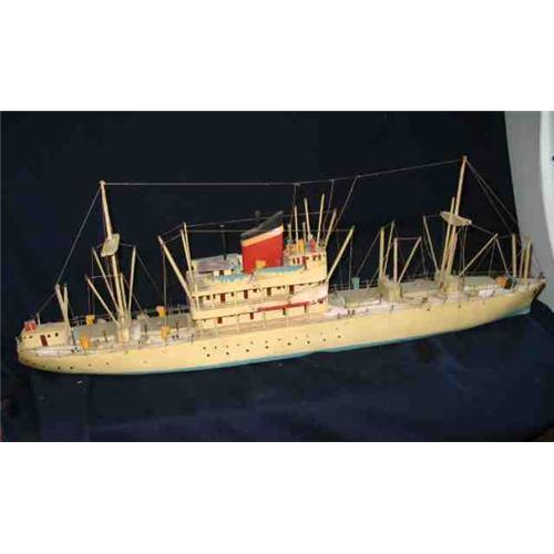 Vintage Wooden Steam Ship Fishing Trawler Boat #1016489