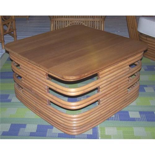 Godfather styled rattan cocktail table #993206
