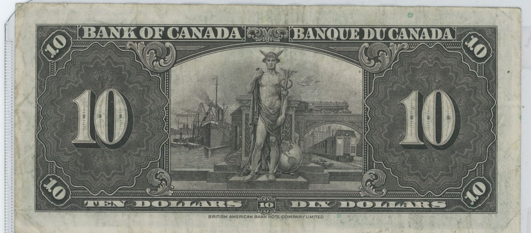 1937 CANADIAN 10 DOLLAR BILL 1937-canadian-10-dollar-bill