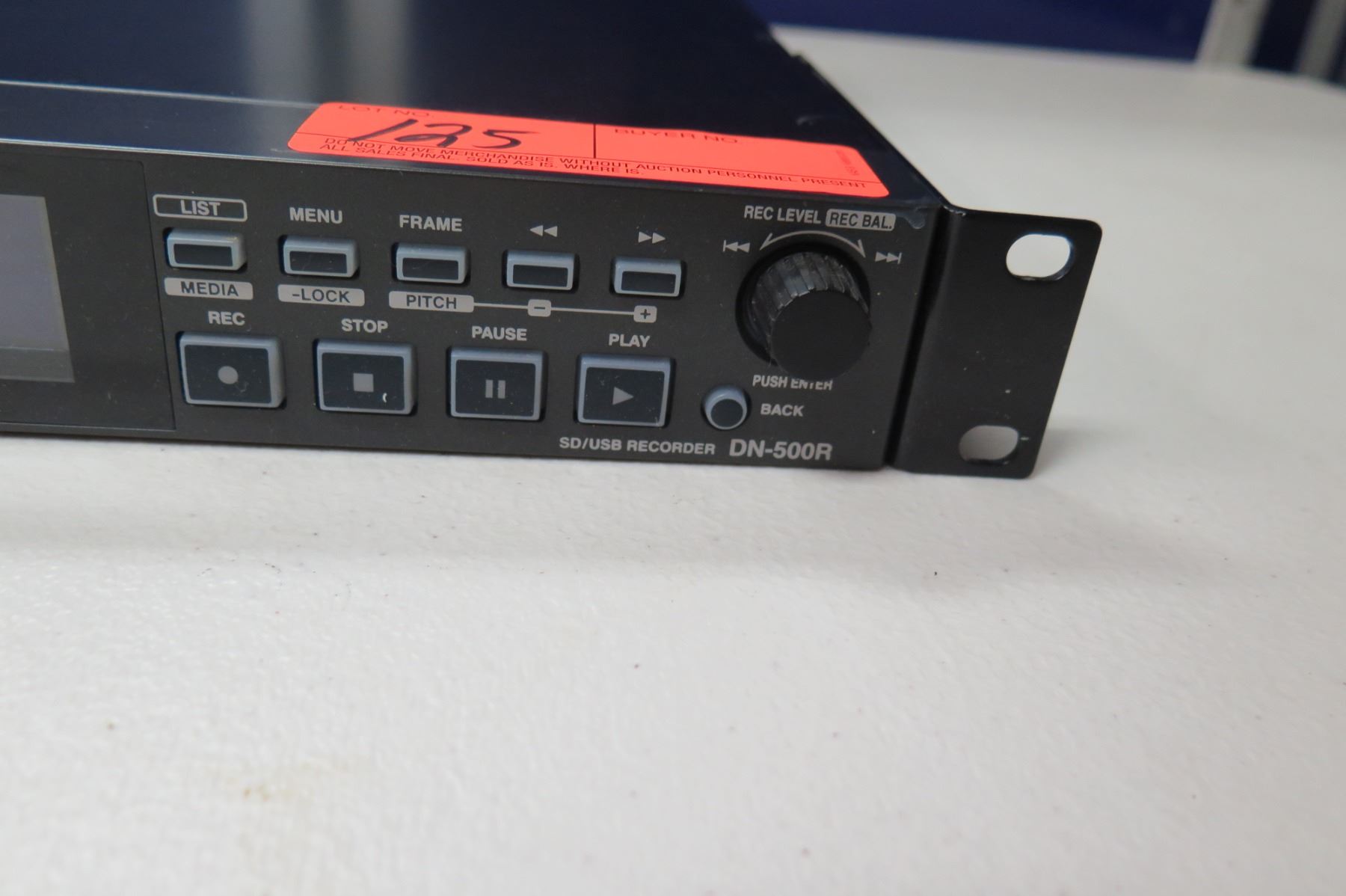 Denon Professional SD/USB Mountable Recorder Model DN-500R