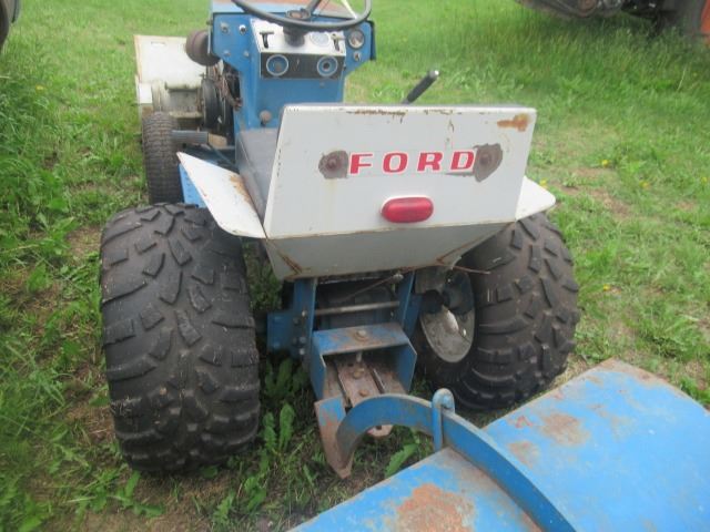 Ford 120 12 HP Hydrostatic Garden Tractor Sold w 36" Frt Mt Snowblower ...