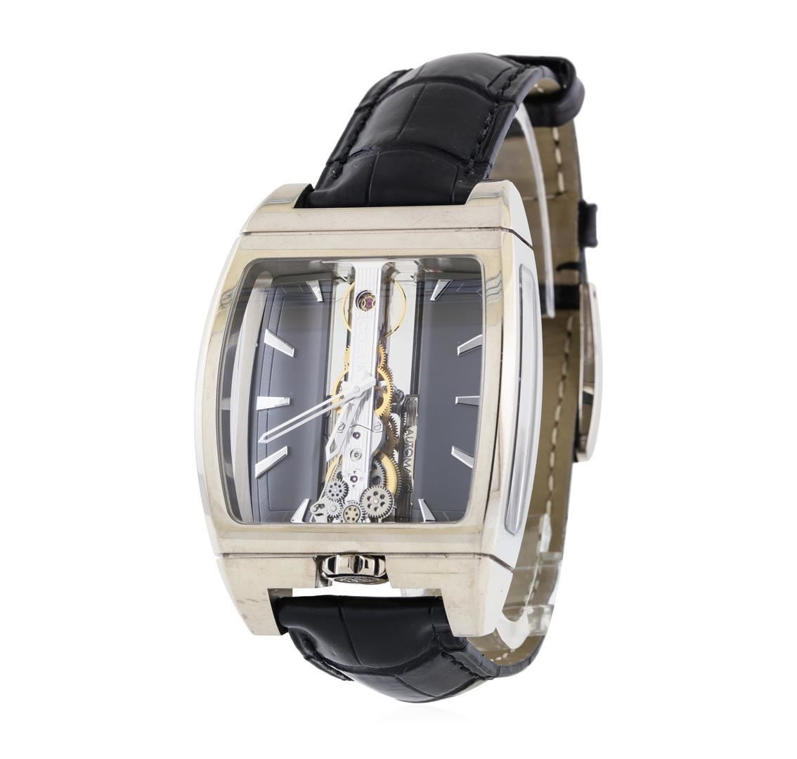 Corum Mens Skeleton Case Golden Bridge Automatique Wristwatch