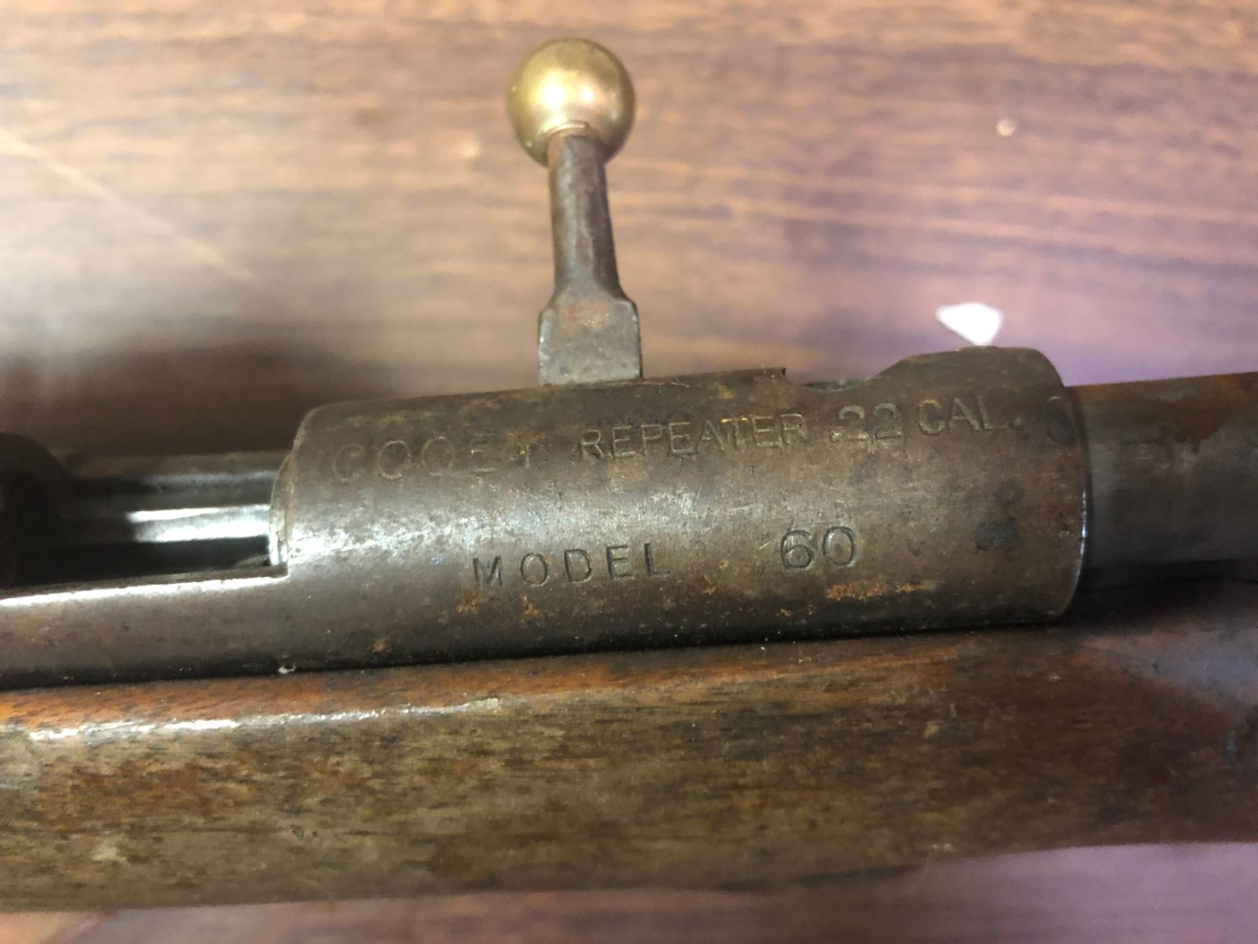 COOEY REPEATER .22 CALIBER MODEL 60 RIFLE WITH IRON SIGHTS HAND LOAD