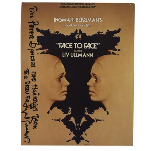 Ingmar Bergman Signed Photo