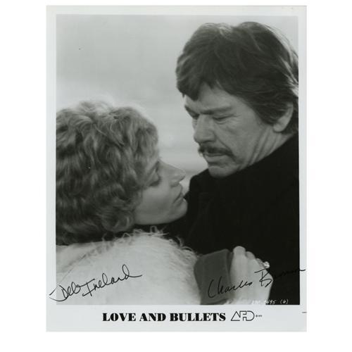 Charles Bronson and Jill Ireland Signed Photo