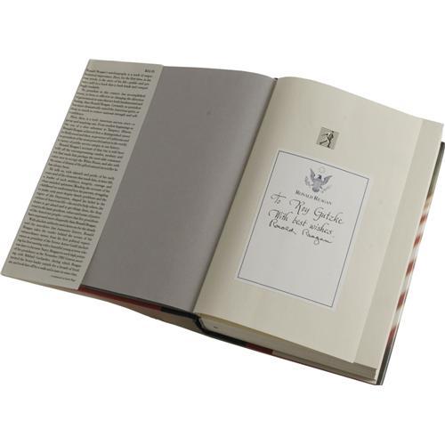 Ronald Reagan Signed Book