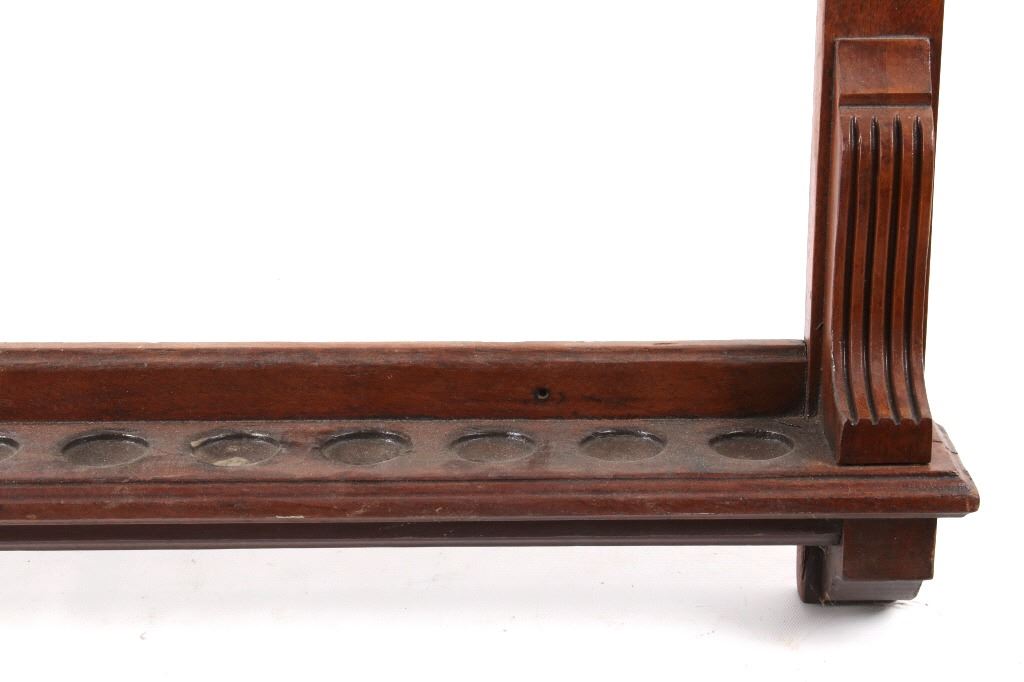 Brunswick Balke Collender Pool Cue Rack 1800's