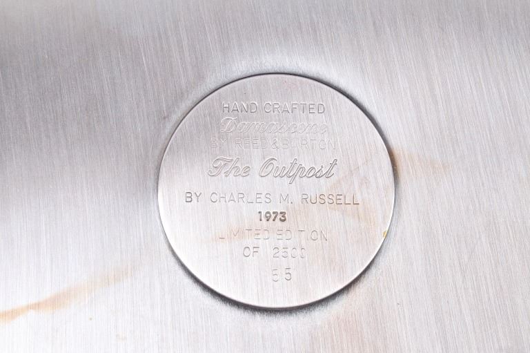 Reed & Barton C.M. Russell Collector Plate Set