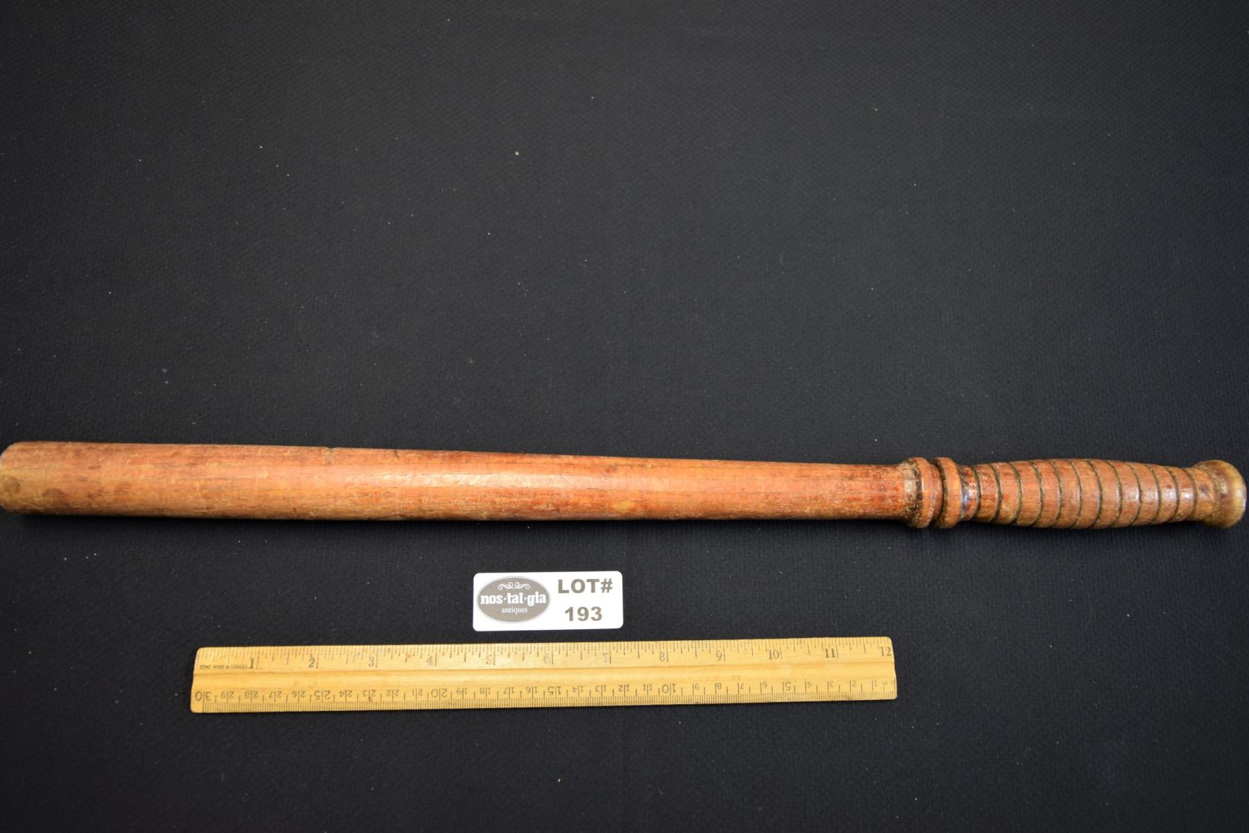 Vintage 1950s-60s Police Hardwood Baton/Night Stick