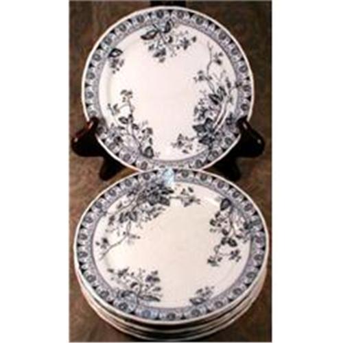 MEAKIN Rosaline PLATES Parisian GRANITE Set 6 #1035727