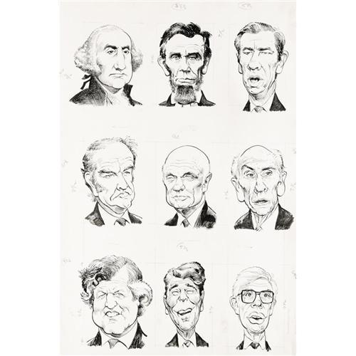 Mort Drucker - Mad #249 Original Art, Group of 4