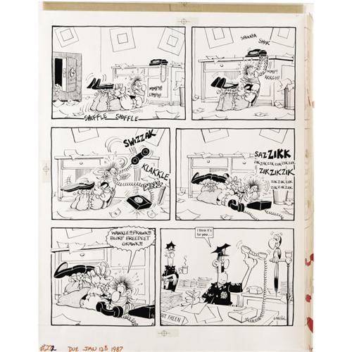 Don Martin - Mad #272 Back Cover Original Art (1987)