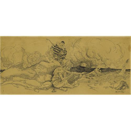 H. G. Peter - Punch Magazine Illustration Original Art