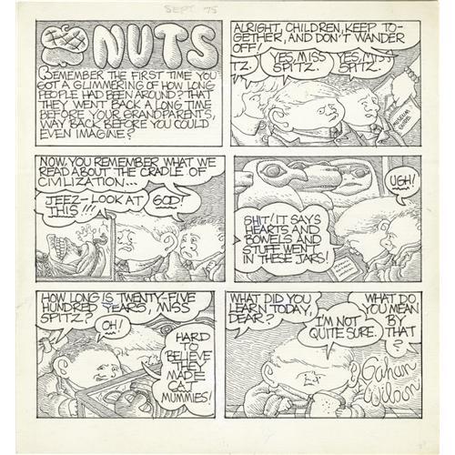 Gahan Wilson - National Lampoon #66 "Nuts" Comic Strip