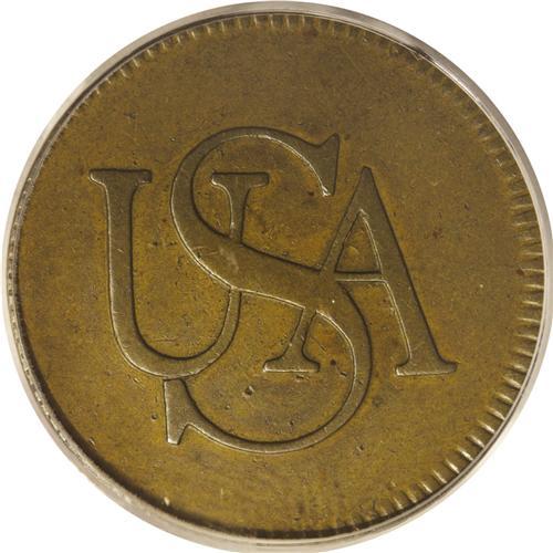 (1785) COPPER Bar Copper AU55 PCGS. Breen-1145. Little