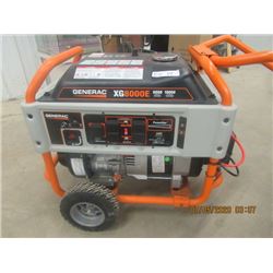 Generac XG 8000 Generator Elec Start w Only 87 Hours