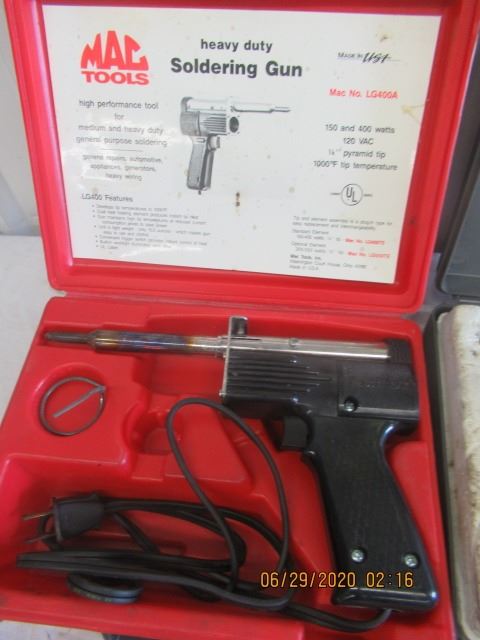 MAC Heavy Duty Soldering Gun, Weller Soldering Gun