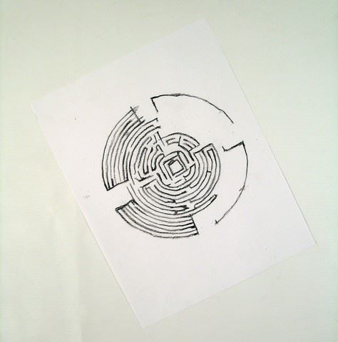 Prisoners Bob Taylor (David Dastmalchian) Maze Drawing Movie Props