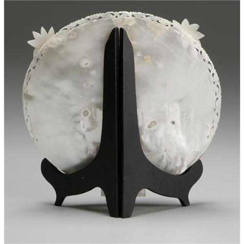 Mexican Mother Of Pearl Nativity Carving