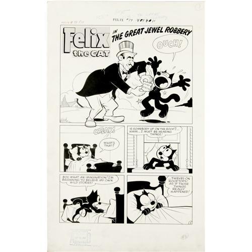 Joe Oriolo - Felix the Cat #79 Page Original Art, Group
