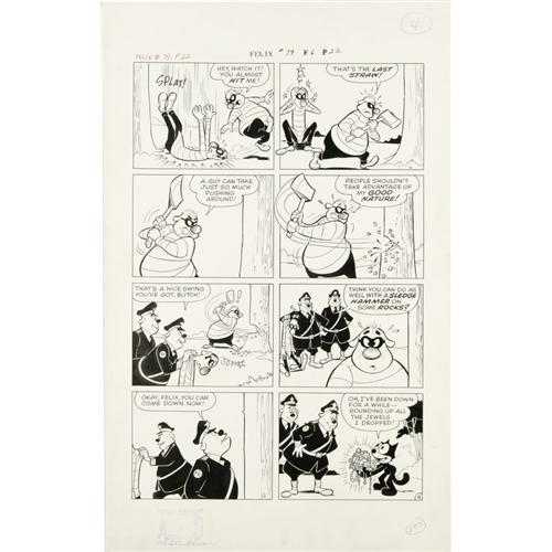 Joe Oriolo - Felix the Cat #79 Page Original Art, Group