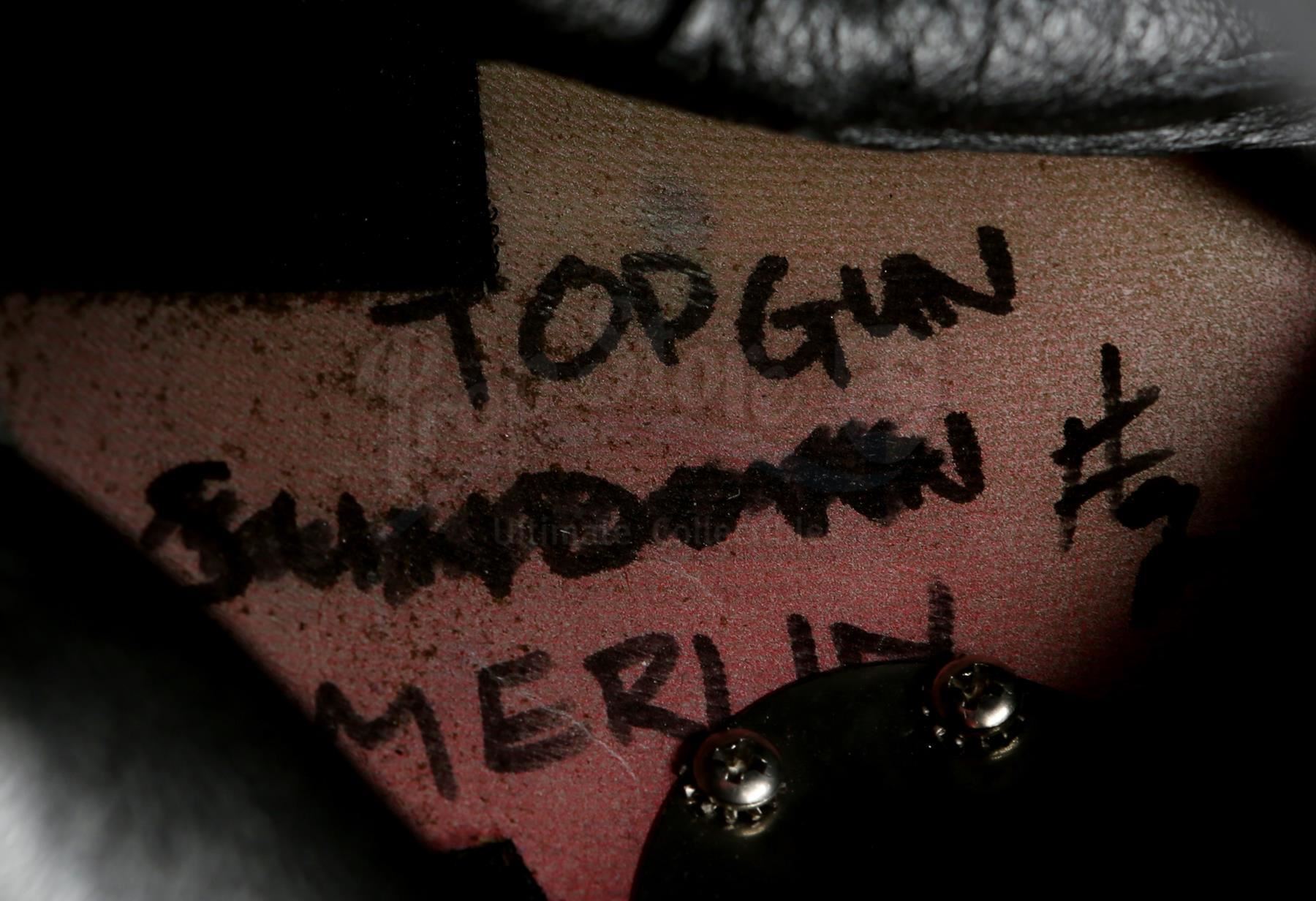 Lot #814 - TOP GUN (1986) - Leonard "Wolfman" Wolfe's (Barry Tubb ...