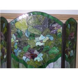 Leaded Stained Glass Fireplace Screen #1033828
