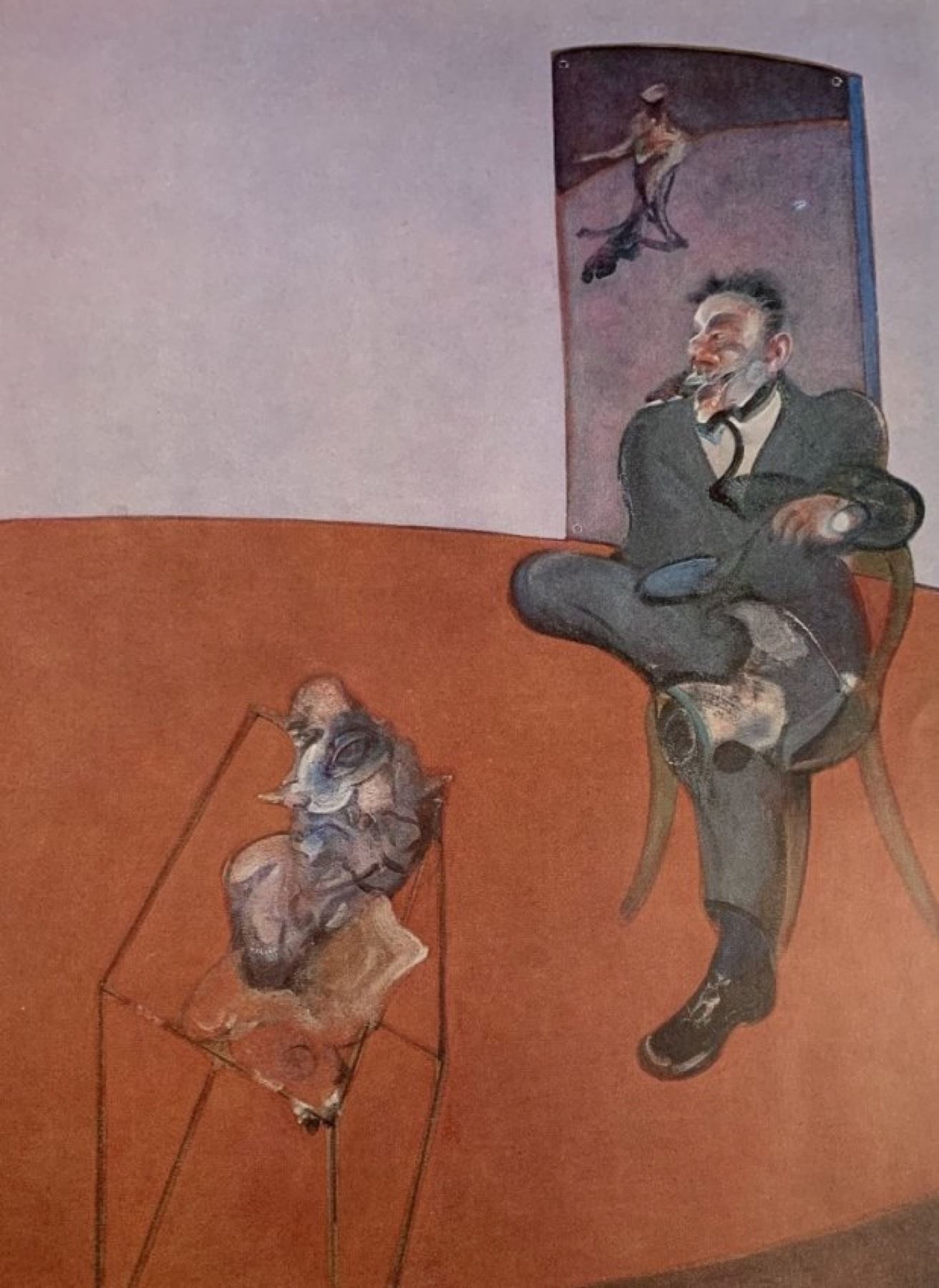 Francis Bacon - Triptych, Two figures lying on bed 1968