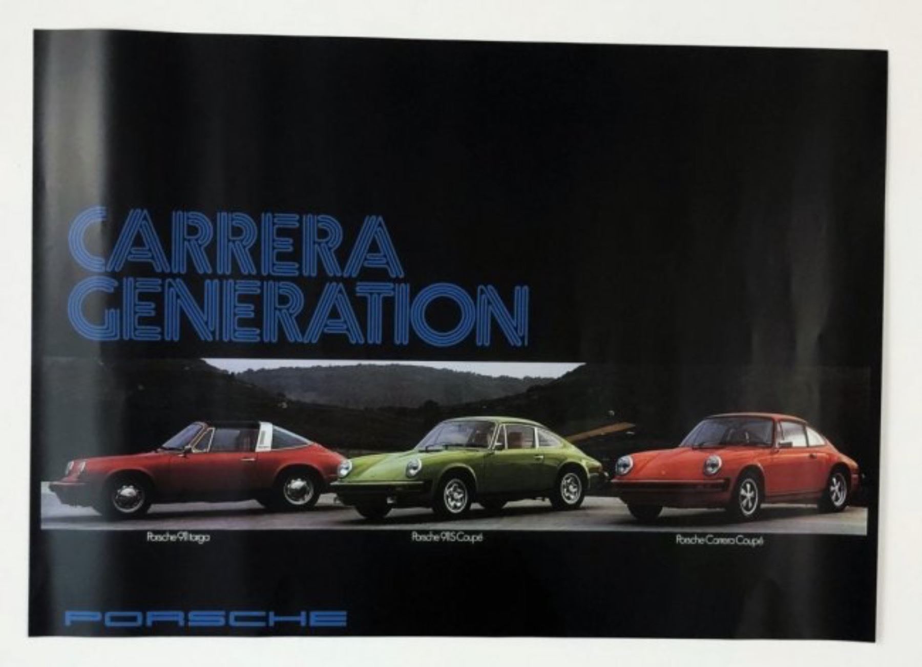 Porsche 911 Carrera Generation Poster