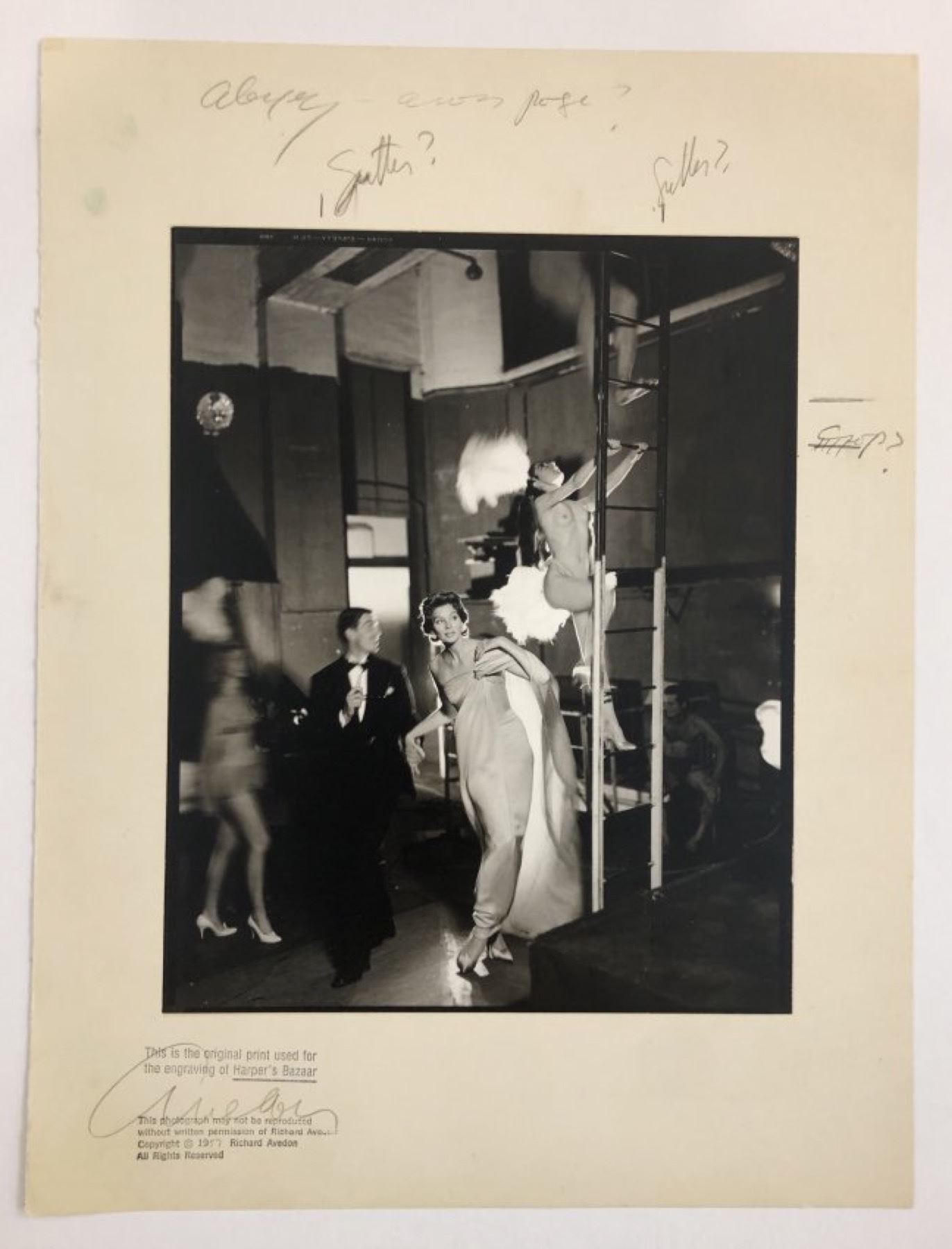 Richard Avedon - Suzy Parker and Robin Tattersall, 1957