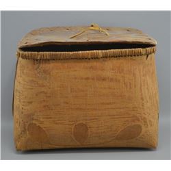 NATIVE AMERICAN BIRCH BARK CONTAINER
