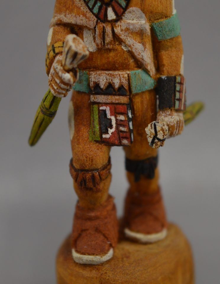 NATIVE AMERICAN HOPI INDIAN KACHINA BY WALLY GROVER