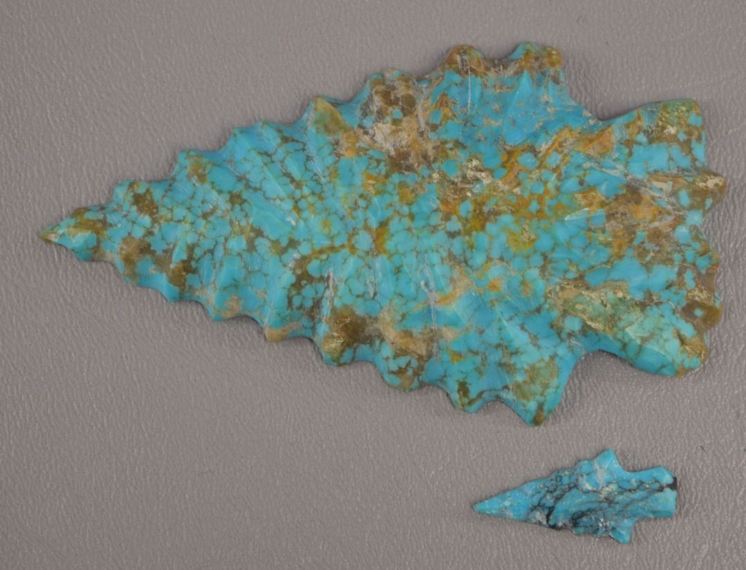 TURQOUISE CARVED ARROWHEAD