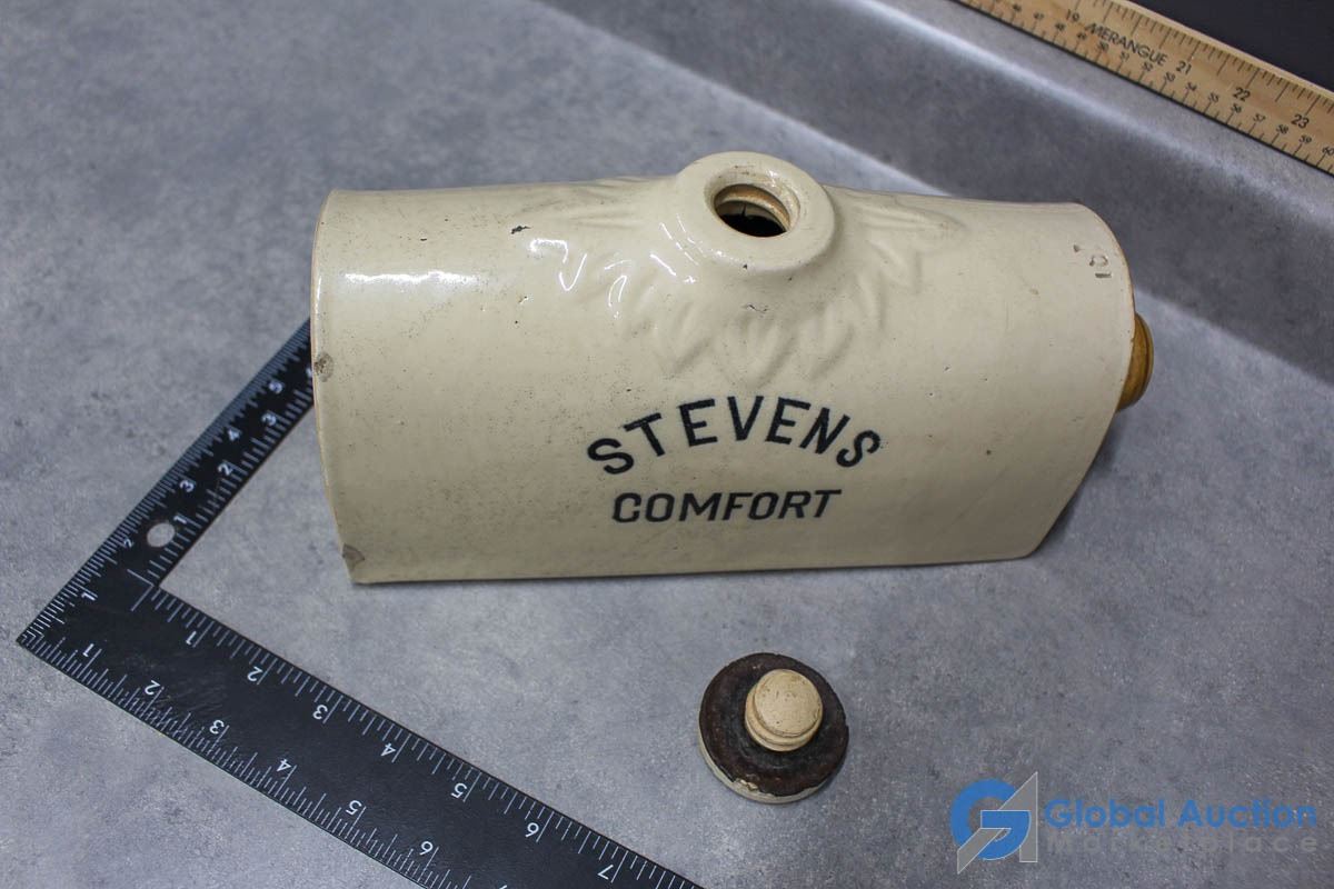 Stevens Comfort Stoneware Bottle & Brown Glass Bottle