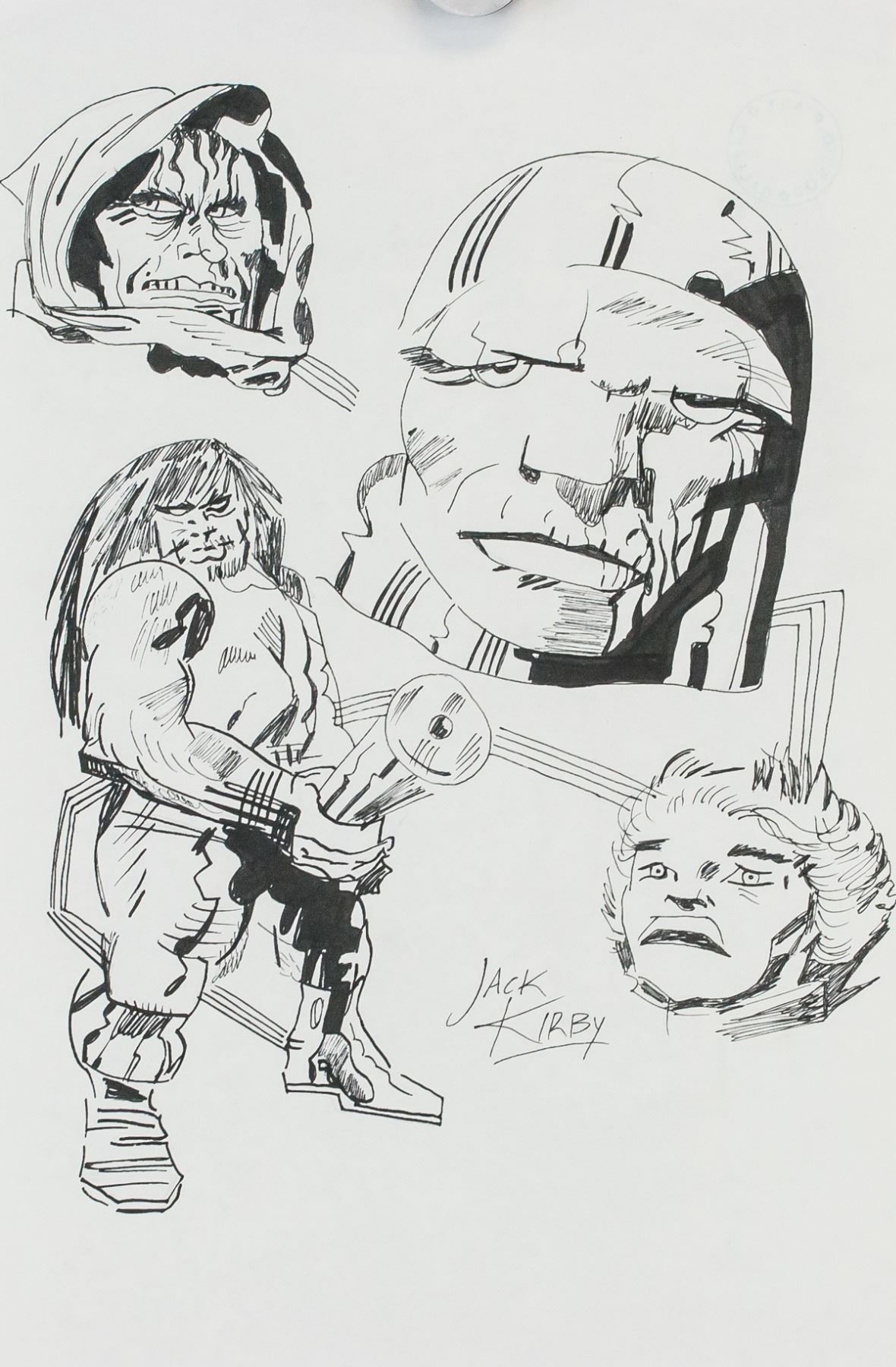 Jack Kirby American Ink / Paper Cossio Art Gallery
