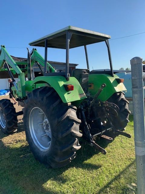 1985 Deutz 6275 with 465 loader, 70 HP air cooled diesel engine 3574 ...