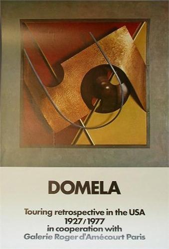 CESAR DOMELA Poster Lithograph De Stijl