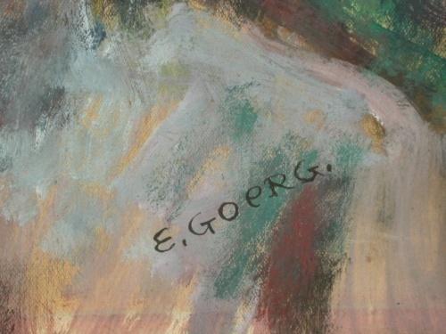 EDOUARD GOERG Signed Painting French
