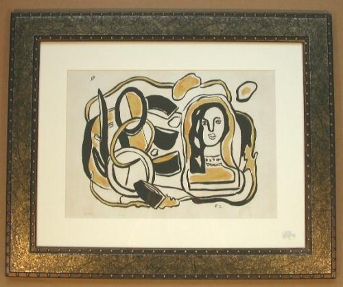 FERNAND LEGER Signed Silkscreen Cubism