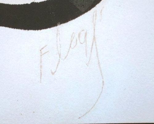 FERNAND LEGER Signed Silkscreen Cubism