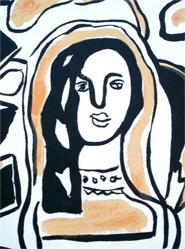 FERNAND LEGER Signed Silkscreen Cubism