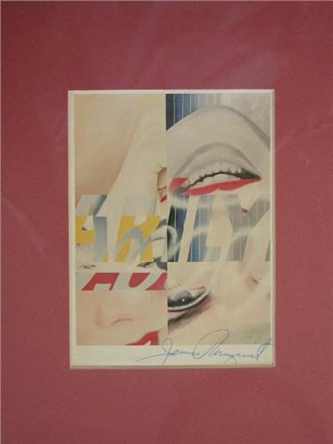 ROSENQUIST Postcard Marilyn Monroe POP