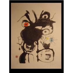 JOAN MIRO Etching Abstract Spanish Art