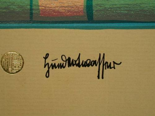 HUNDERTWASSER Signed Serigraph Austrian