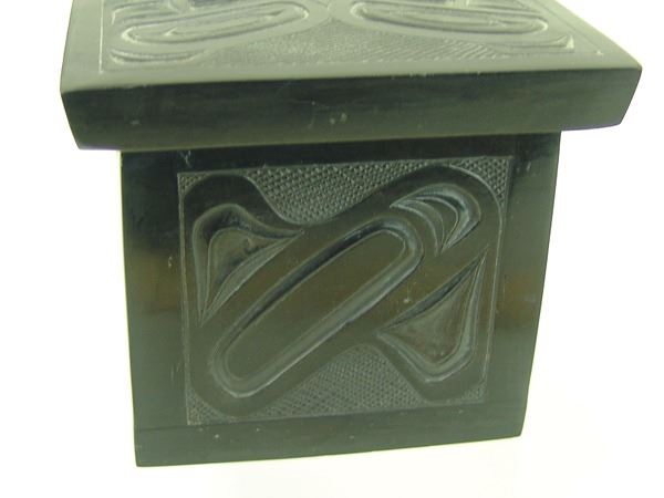 Haida Carved Argillite Box