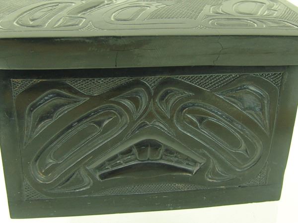 Haida Carved Argillite Box