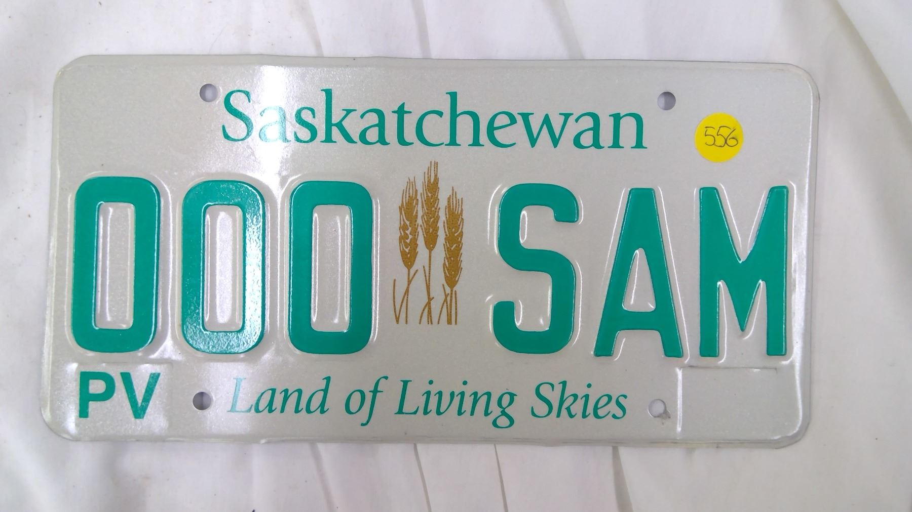 SAMPLE SASKATCHEWAN LICENSE PLATE Schmalz Auctions sample-saskatchewan-license-plate-schmalz-auctions